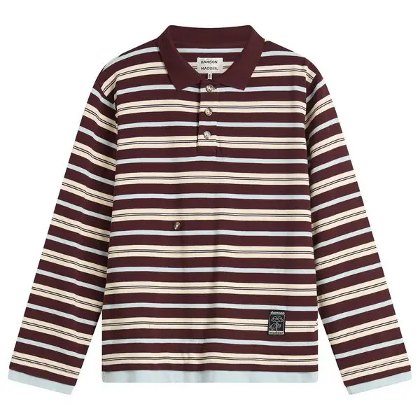 DAMSON MADDER Noah Cinch Layered Rugby Shirt