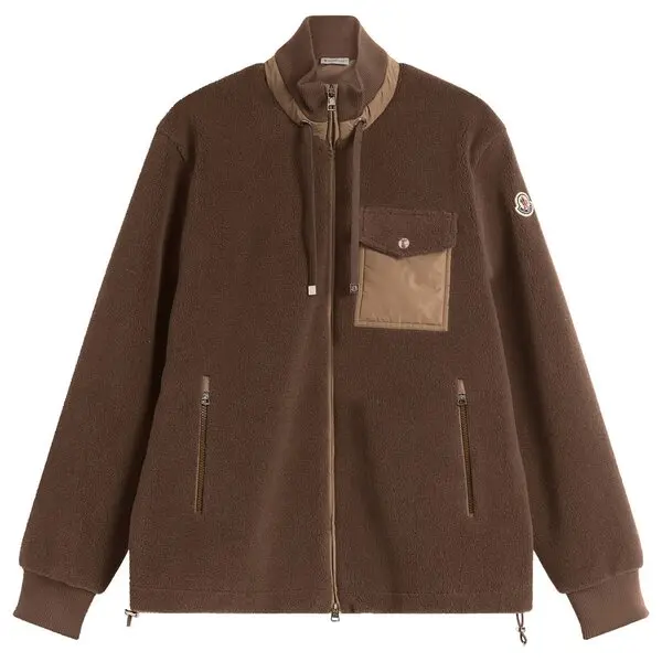 Moncler Teddy Fleece Zip-up Jacket