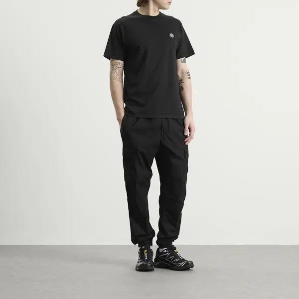 Stone Island Patch Logo T-shirt - Black