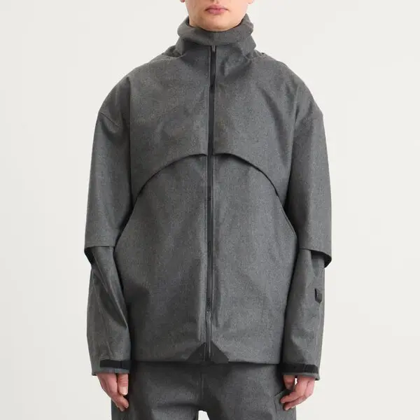 Nike X Nocta Code Flow Jacket - Grey Heather/dark Grey