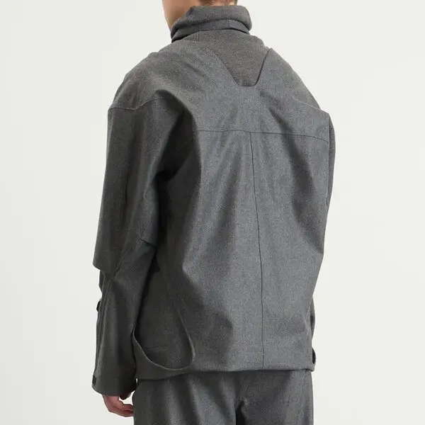 Nike X Nocta Code Flow Jacket - Grey Heather/dark Grey