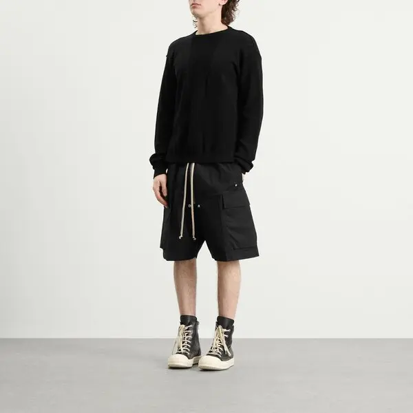 Rick Owens Round Neck Jumper - Black