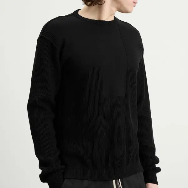 Rick Owens Round Neck Jumper - Black