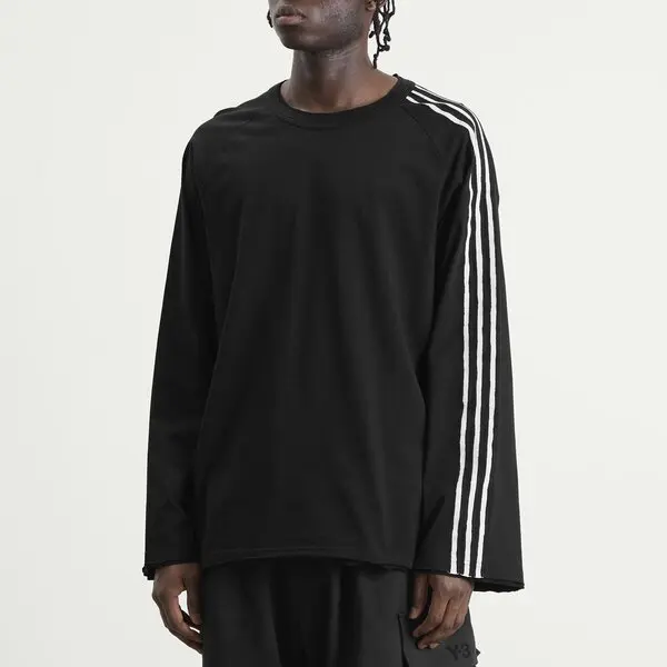 Y3 Distressed Long Sleeve T-shirt