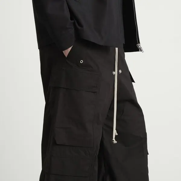 Rick Owens Cargobelas Cargo Trousers - Black