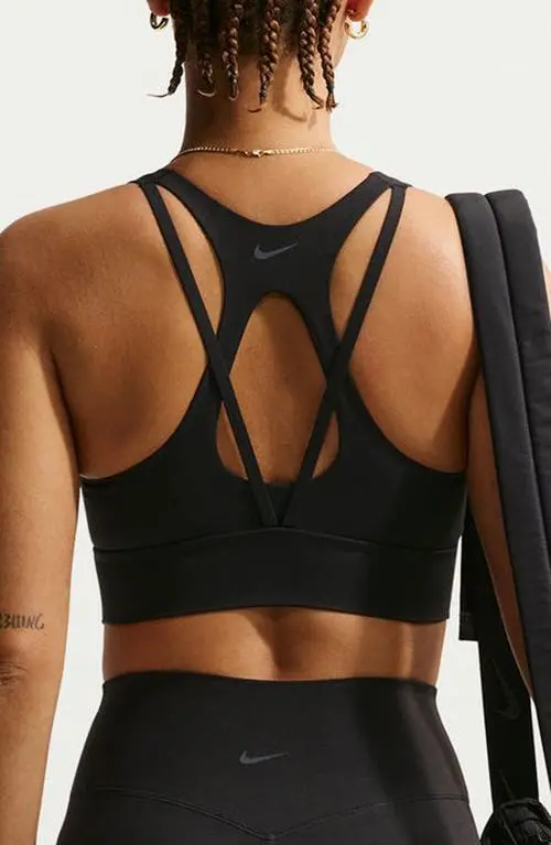Nike Zenvy Light-support Sports Bra - 010 Black/col Gy