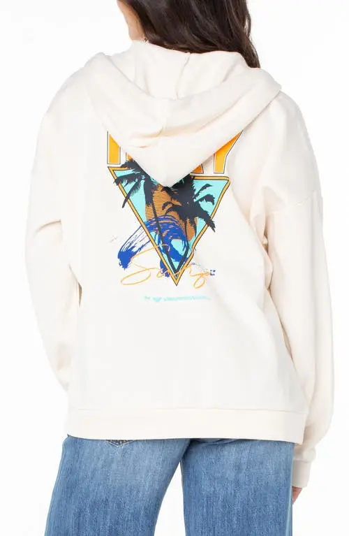 Roxy Graphic Zip Hoodie - Dew