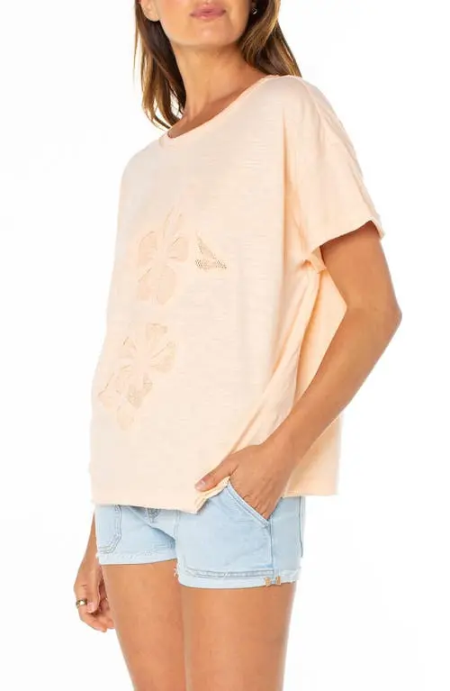 Roxy Sunset Sessions Graphic T-shirt - Tropical Peach