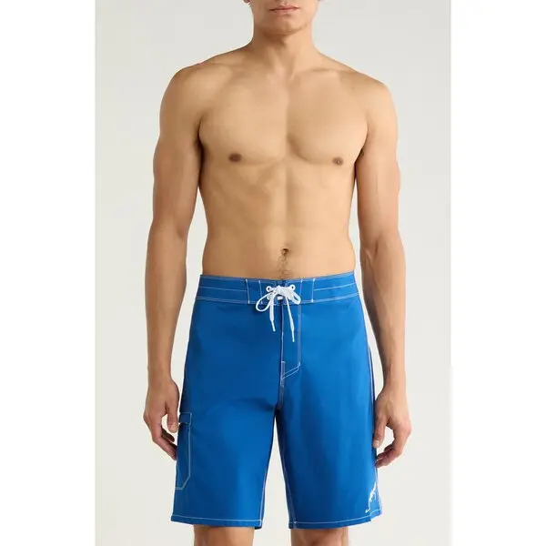 BILLABONG Piped Pro Board Shorts - Dark Denim