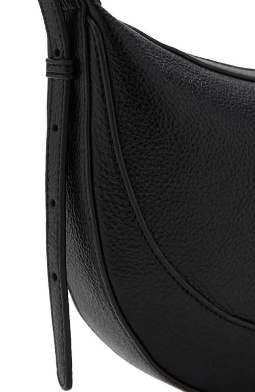 Mango Oval Faux Shoulder Bag - Black