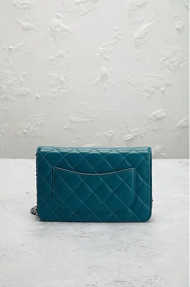 Chanel Lambskin Classic Wallet On Chain