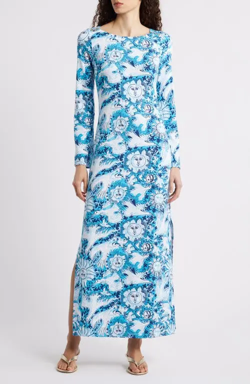 LILLY PULITZER® Breena Seagull Print Maxi Dress