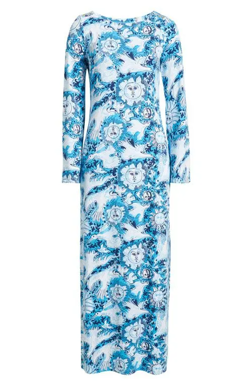 LILLY PULITZER® Breena Seagull Print Maxi Dress