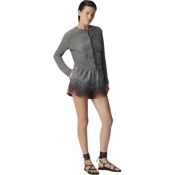 Missoni Cashmere Cardigan With Lace Motif