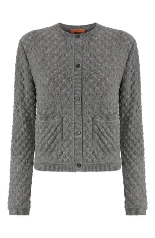 Missoni Cashmere Cardigan With Lace Motif