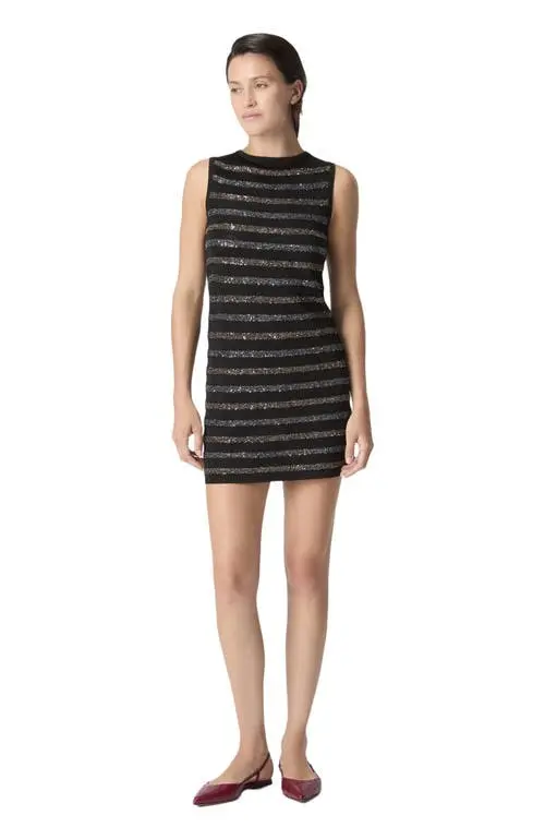 Missoni Sleeveless Striped Mini Dress With Sequins - Multicoloured