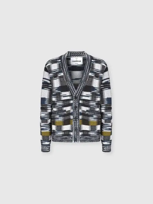 Missoni Cotton-blend Cardigan With Check Pattern