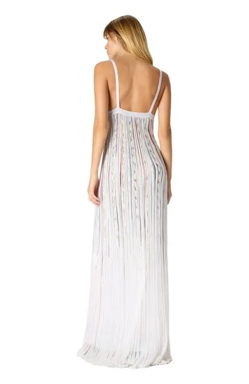 Missoni Sleeveless Maxi Dress In Space-dye Ribbed Knit