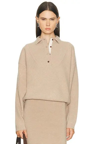 Jacquemus La Maille Vareuse Pallone - Beige