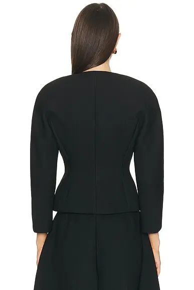 Jacquemus La Petite Veste Ovalo - Black
