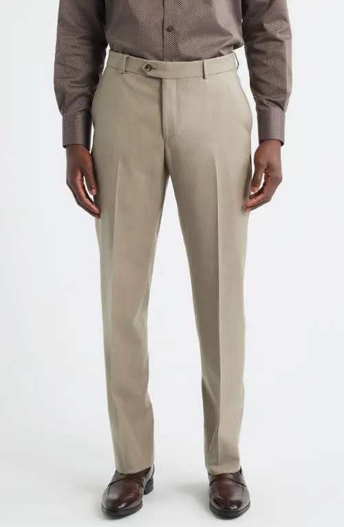 Berle Wool And Cashmere Flannel Dress Pants