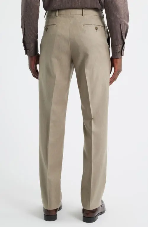 Berle Wool And Cashmere Flannel Dress Pants