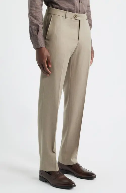 Berle Wool And Cashmere Flannel Dress Pants