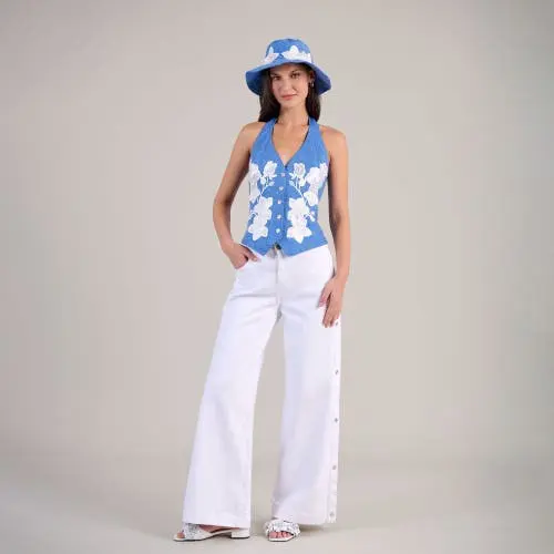 Anne Fontaine Iona Linen Vest