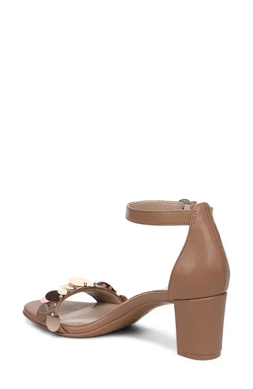Naturalizer Vera Glow Ankle Strap Sandal - Cafe Beige