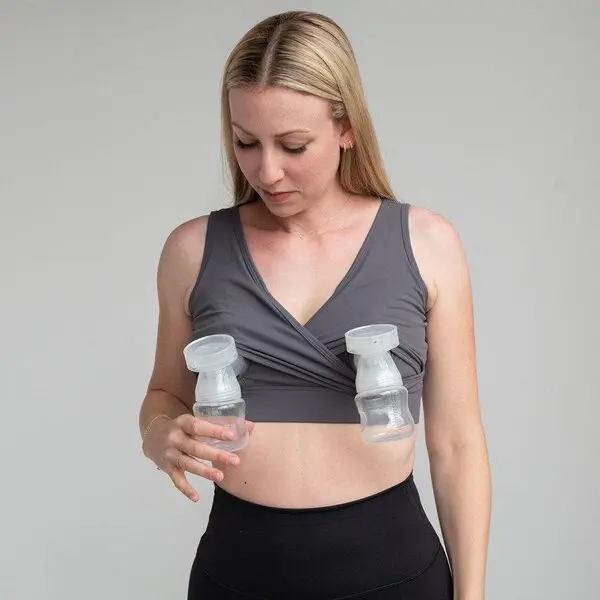 LOVE AND FIT Everyday Luxe 3.0 Nursing & Hands-free Pumping Bra - Twilight