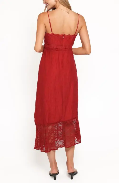 PETAL & PUP Lace Sleeveless Maxi Dress