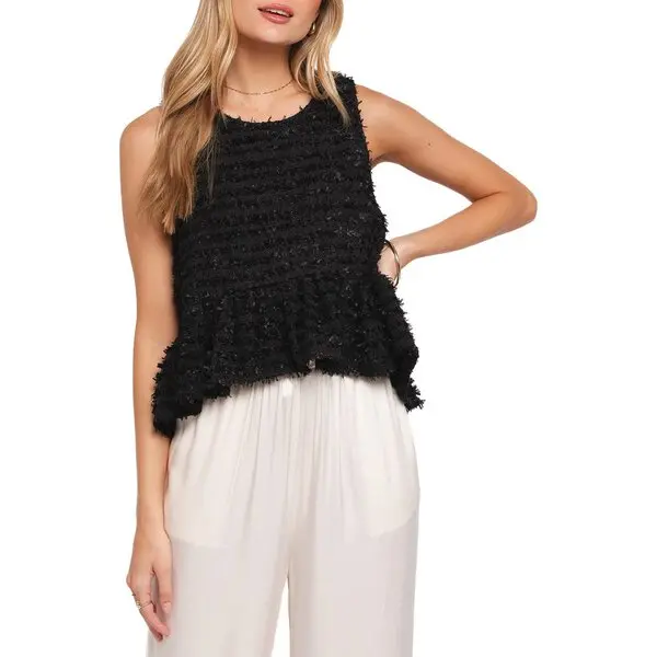 PETAL & PUP Meira Peplum Tank Top