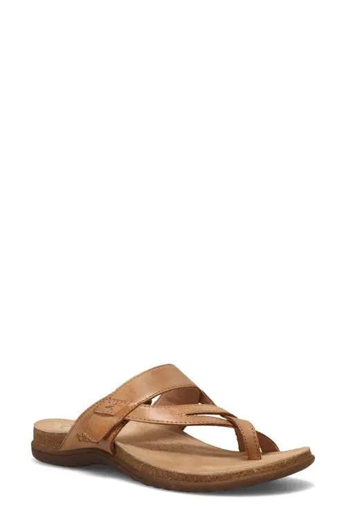 TAOS Perfect Toe Loop Sandal - Tan