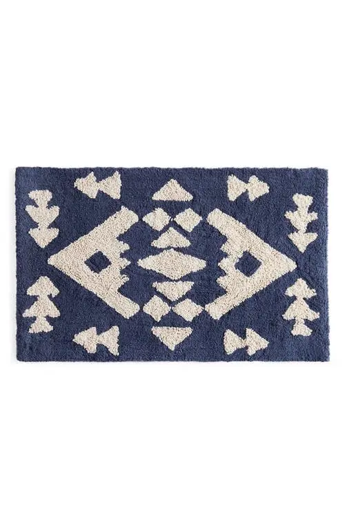 Pendleton Diamond Peak Bath Rug - Vintage Indigo