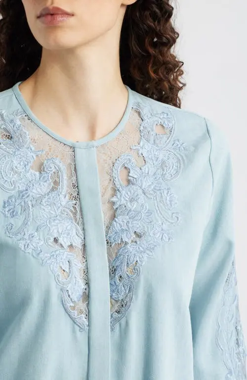 Kobi Halperin Lace Detailed Button-up Top