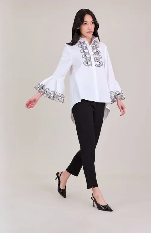 Anne Fontaine Doja Embroidered Shirt