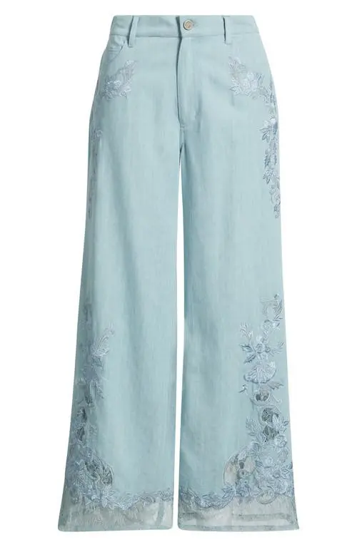Kobi Halperin Adaline Embroidered Lace Jeans