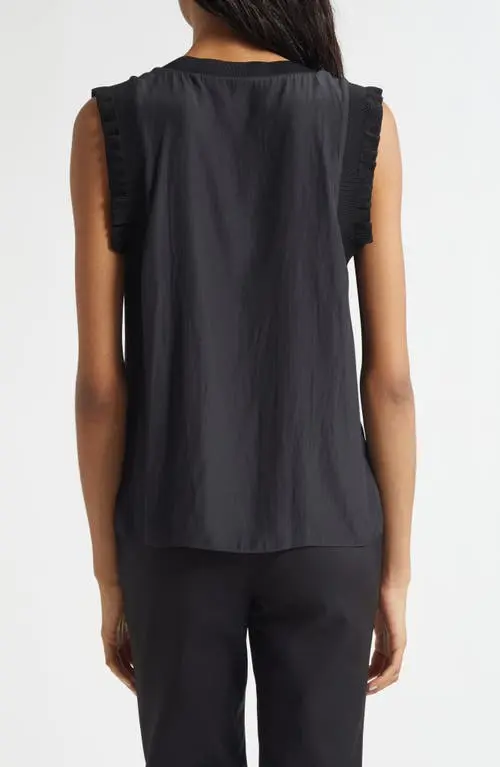 Ramy Brook Zandra Ruffle Trim Top
