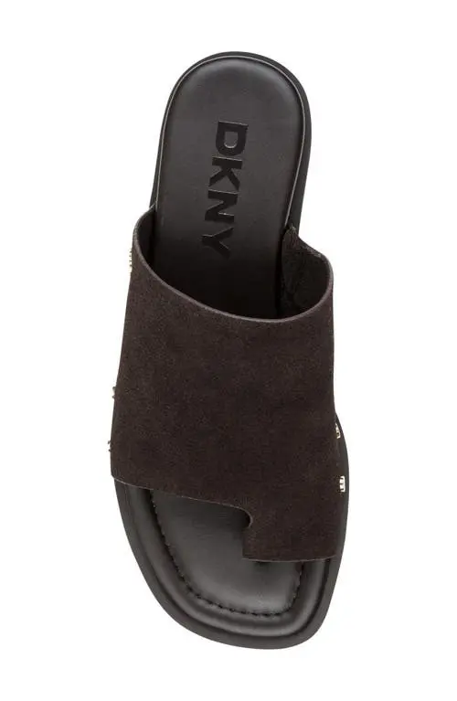 Dkny Colwyn Slide Sandal - Brown