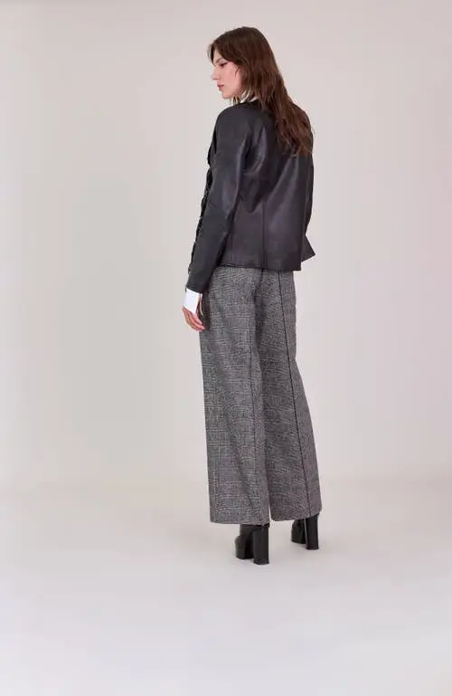 Anne Fontaine Trevise Plaid Trousers
