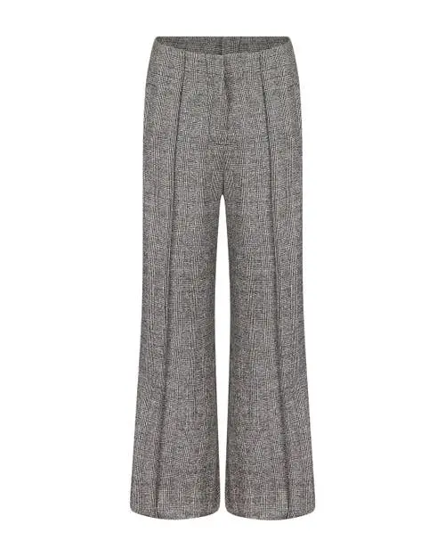 Anne Fontaine Trevise Plaid Trousers