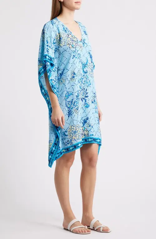 Lilly Pulitzer® Floral Silk Caftan