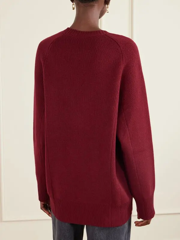Gucci Embroidered Wool And Cashmere-blend Sweater