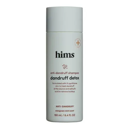 HIMS & HERS Dandruff Detox Shampoo Purifying, Soothing - White