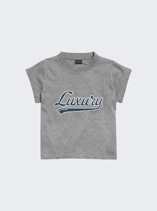 Balenciaga Shrunken Tee - Grey