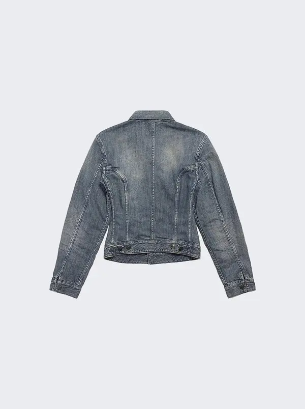 Balenciaga Corseted Jacket - Navy