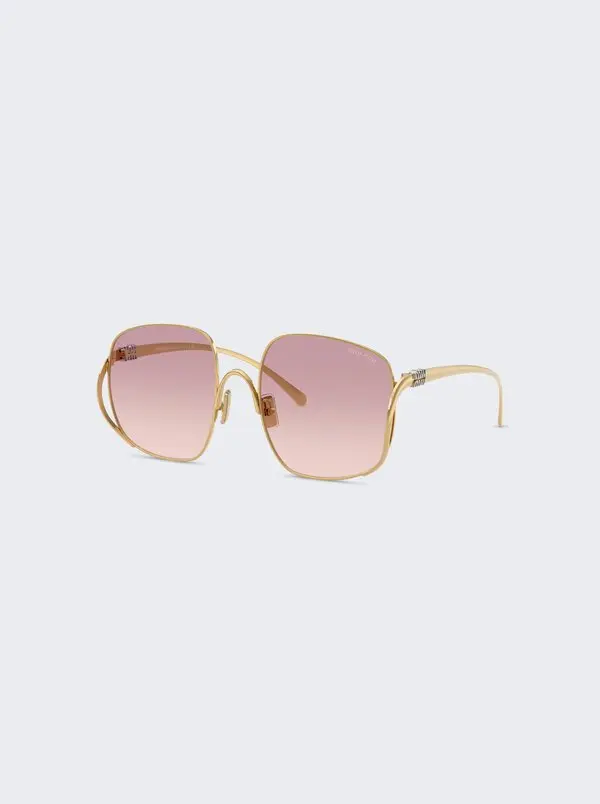 Miu Miu Oversized Square Sunglasses