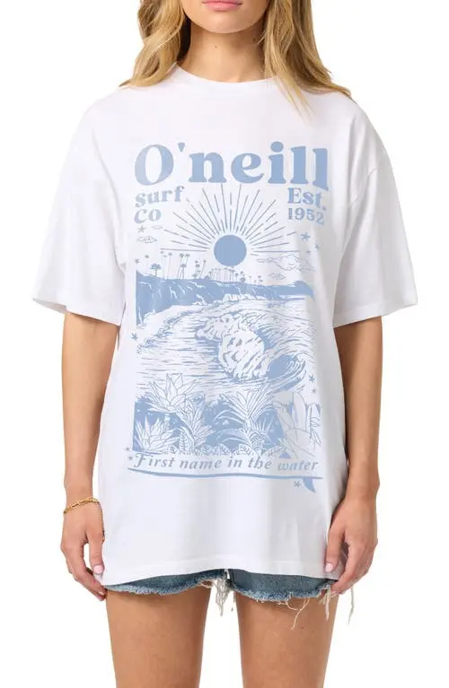 O'Neill Oversize Cotton T-shirt - White