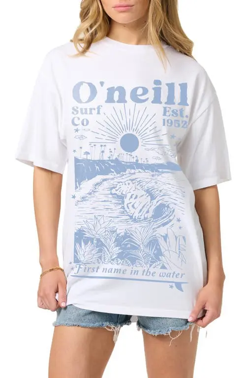 O'Neill Oversize Cotton T-shirt - White
