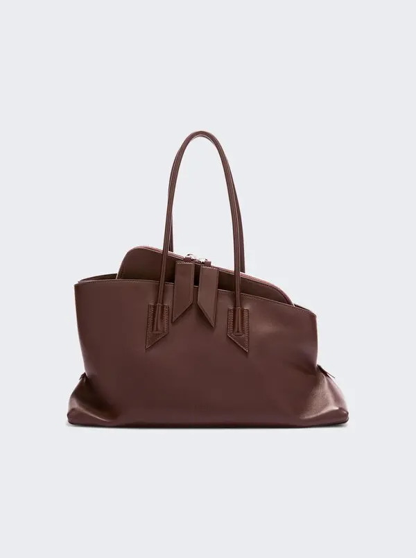 Attico La Passeggiata Medium' Top Handle Bag - Brown